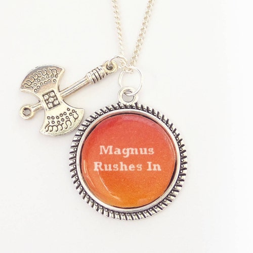 Magnus Rushes in the Adventure Zone Quote Necklace. - Etsy UK