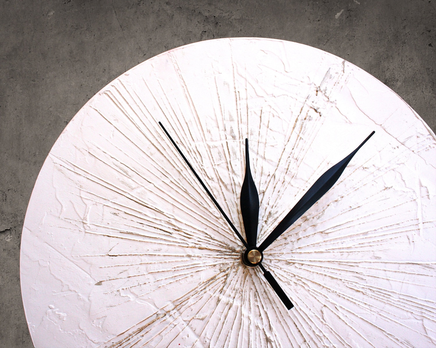 White Clock, Modern WALL CLOCK White Wall Clock Wood Clock Home Decor ...