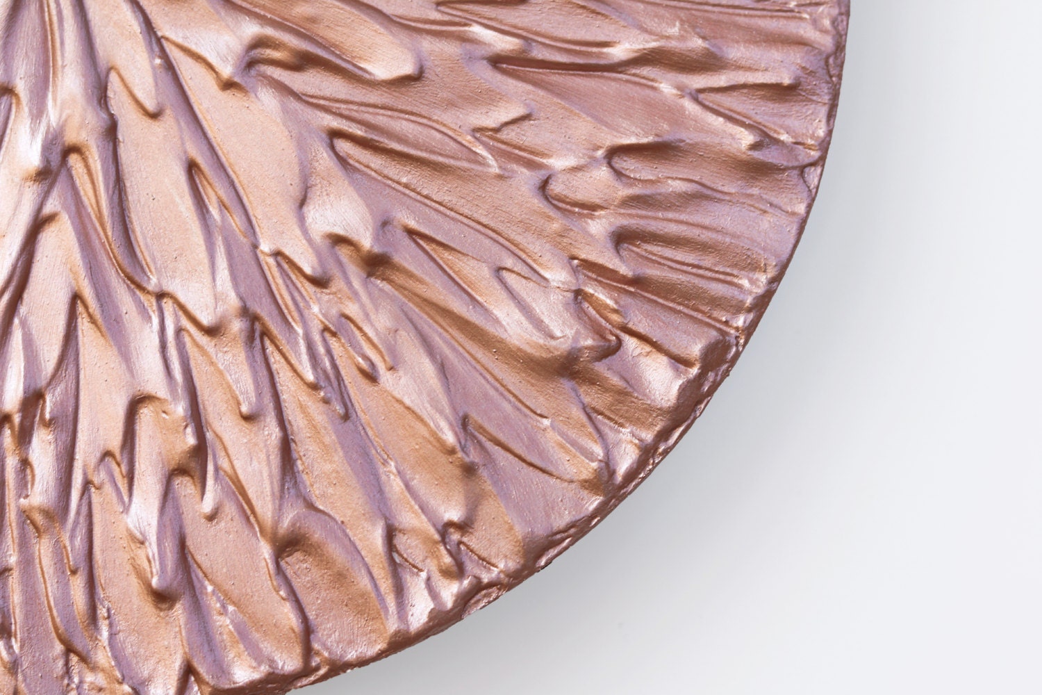 Rose Gold Decor Wall Clock Unique Wall Clock Modern WALL - Etsy