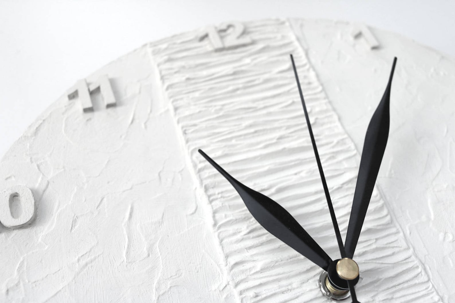 WHITE Clock Modern WALL CLOCK White Wall Clock Office White - Etsy