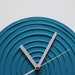 BLUE WALL CLOCK Blue Clock Blue Home Decor Blue Wall Decor - Etsy