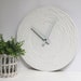 LARGE WALL CLOCK White Clock White Home Decor Wedding Gift - Etsy