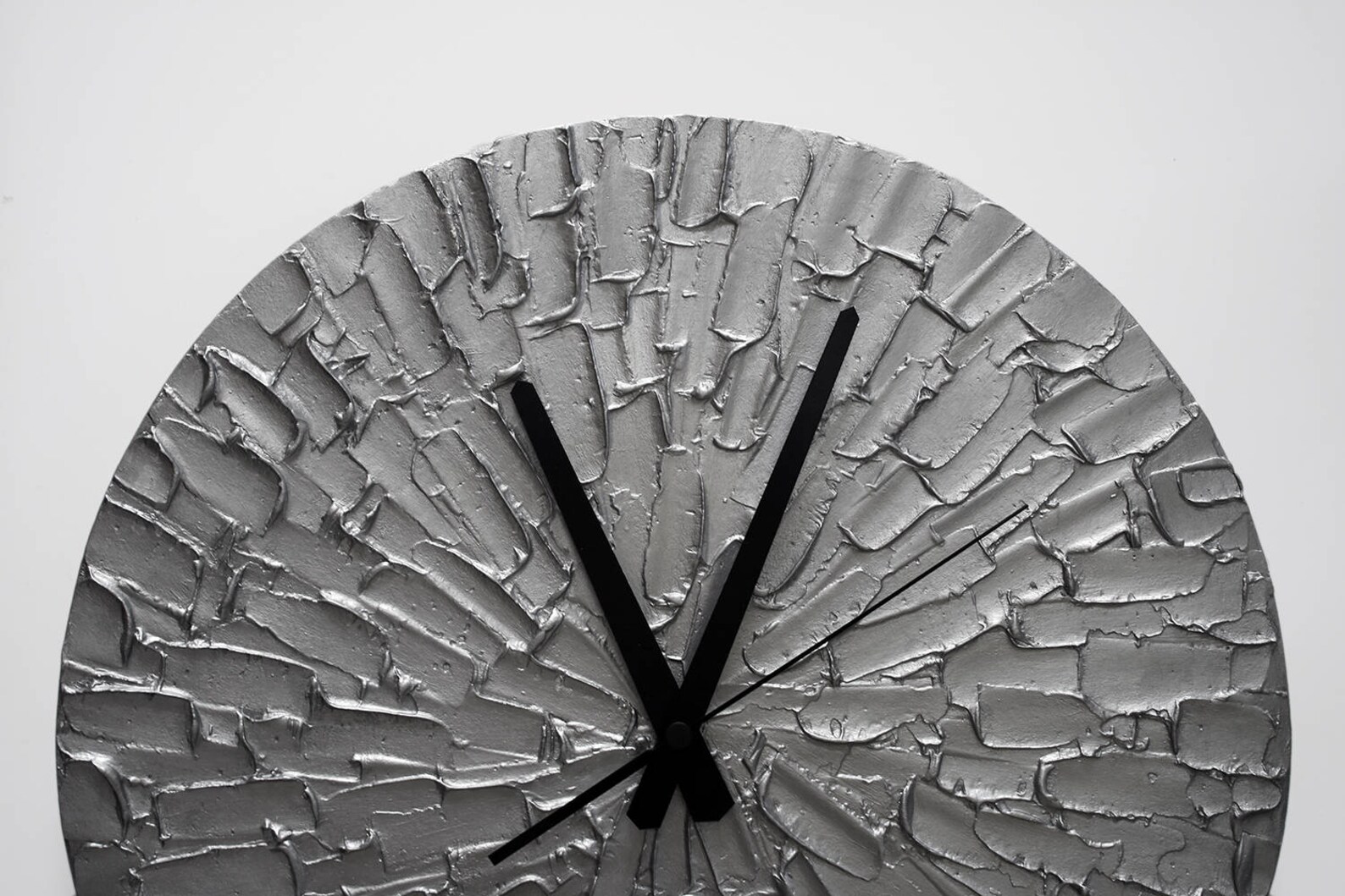 Gray Wall Clock Modern Home Decor Man Cave Clock Gray Office | Etsy