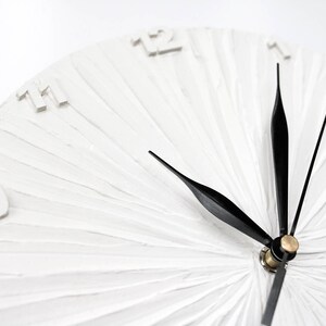 White Clock With Numbers Modern WALL CLOCK White Wall Clock White ...