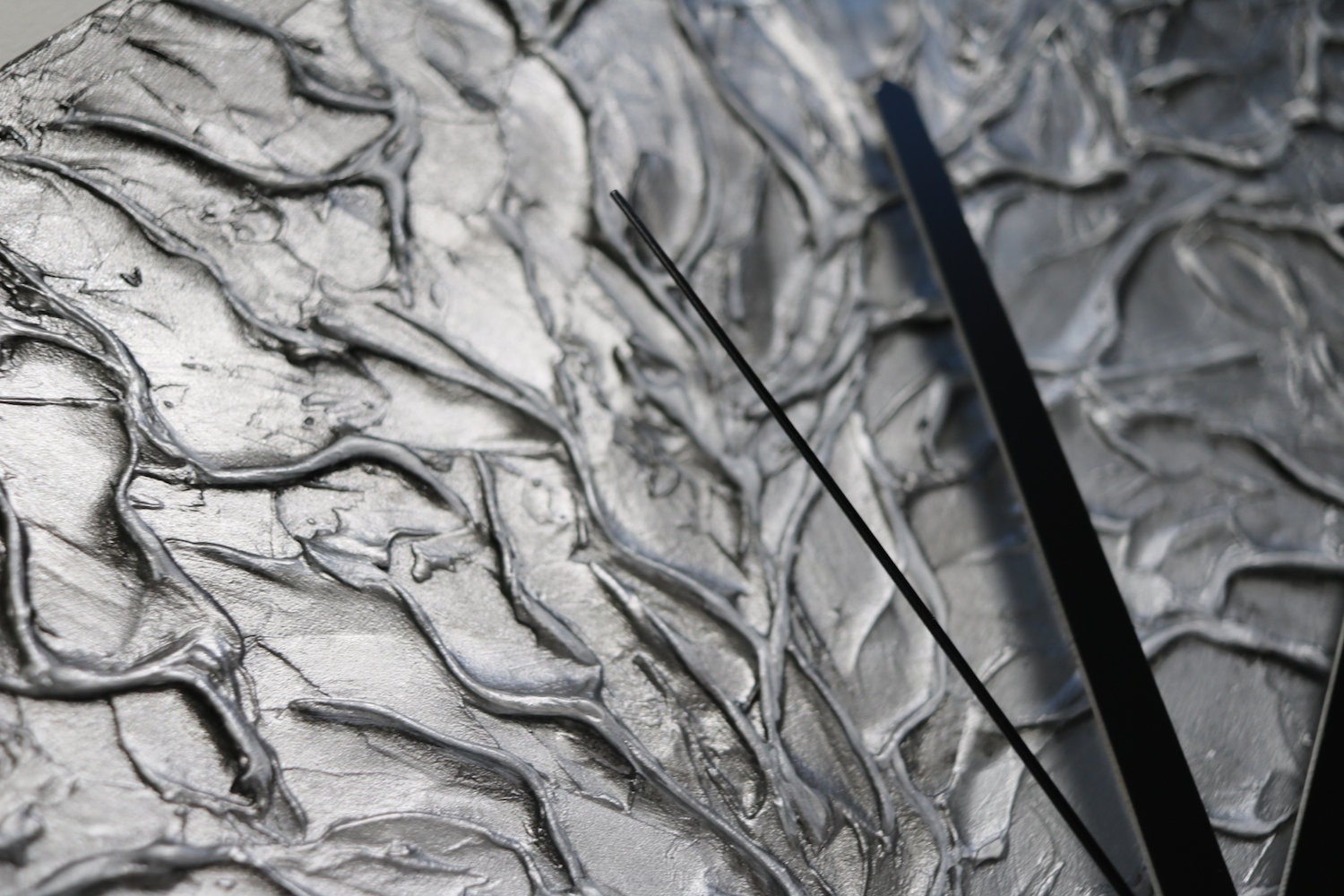 Original Painting Large Wall Clock Tree of Life Home Decor - Etsy UK