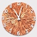 Large Wall Clock COPPER WALL CLOCK Copper and Silver Original - Etsy