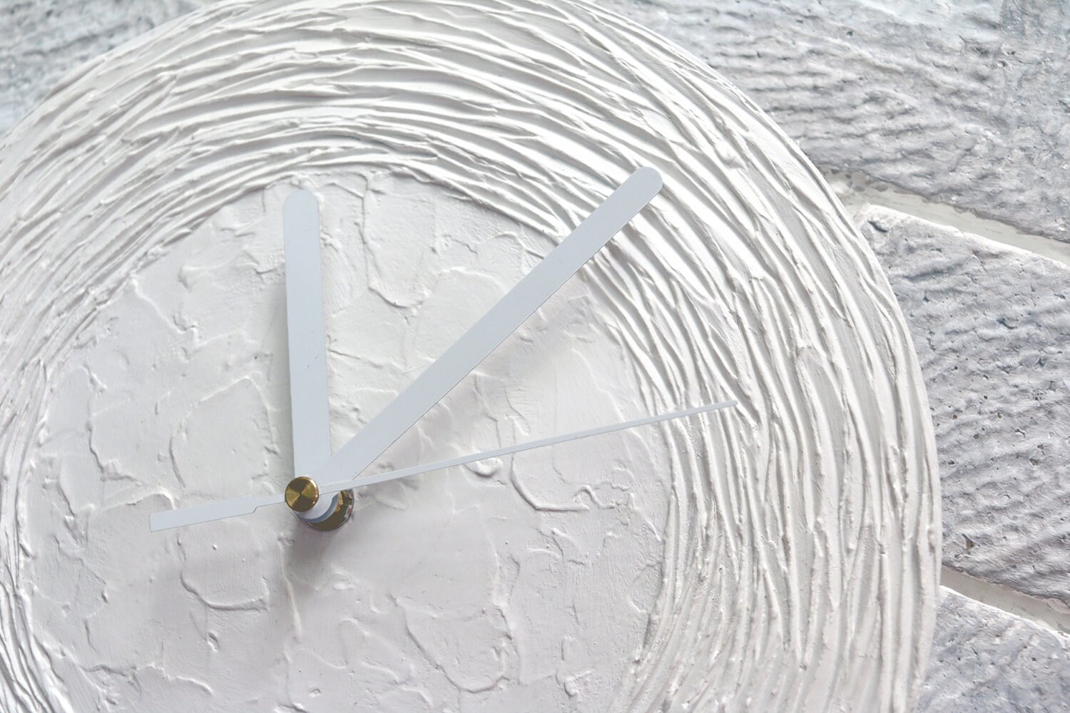 WHITE Clock Modern WALL CLOCK White Home Decor White Wall - Etsy Australia