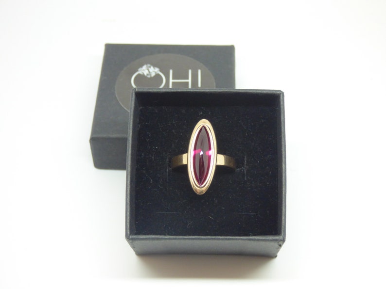 14k Gold Ruby Ring Rose Gold Ring Ruby Ring Chunky Ruby - Etsy