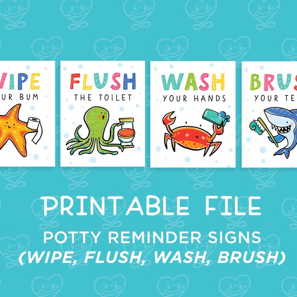 Bathroom Reminders - Etsy