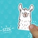 Llama Sticker / Vinyl Sticker / Laptop Sticker / Water Bottle Sticker ...