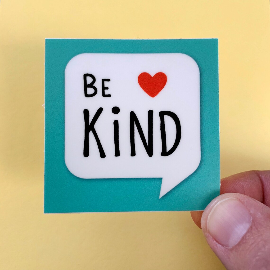 Be Kind Sticker / Vinyl Sticker / Laptop Sticker / Water - Etsy UK