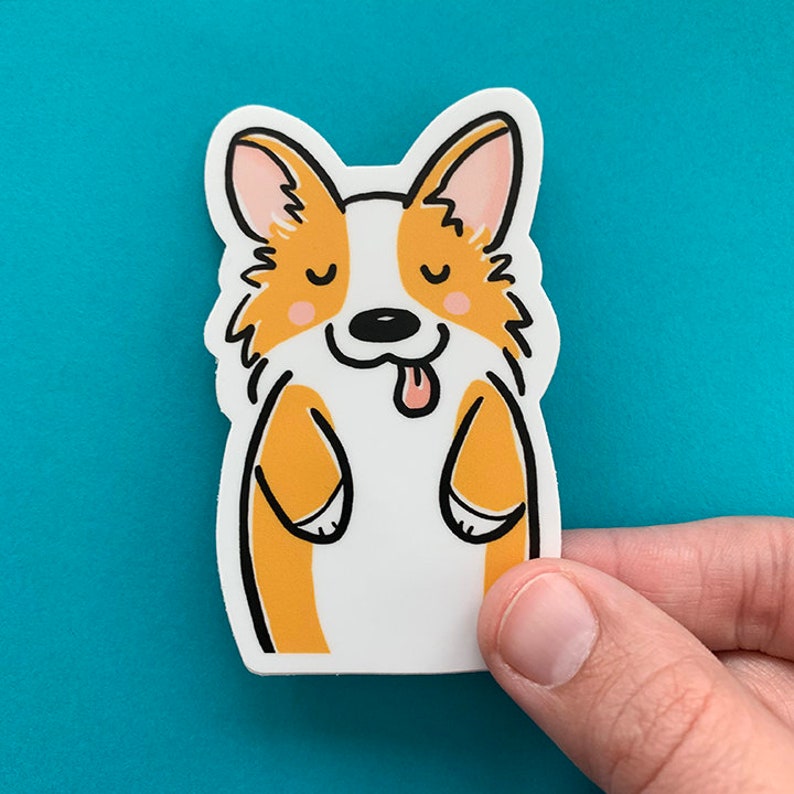 Corgi Sticker / Vinyl Sticker / Laptop Sticker / Water Bottle - Etsy