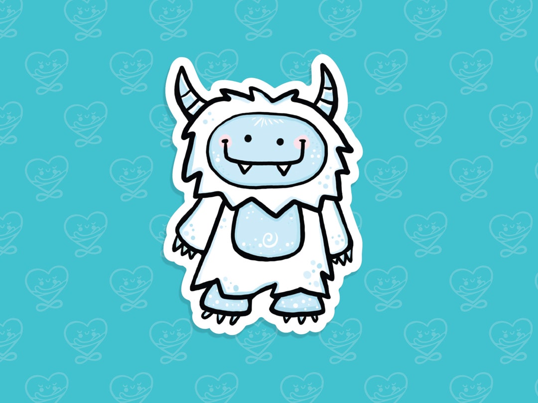 Yeti Sticker / Vinyl Sticker / Laptop Sticker / Water Bottle Sticker ...