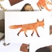 Fox Postcard - Woodland Animal Illustration, Fox Nursery Print, Cute ...
