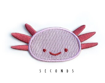 Axolotl Iron Patch for Clothes - Etsy