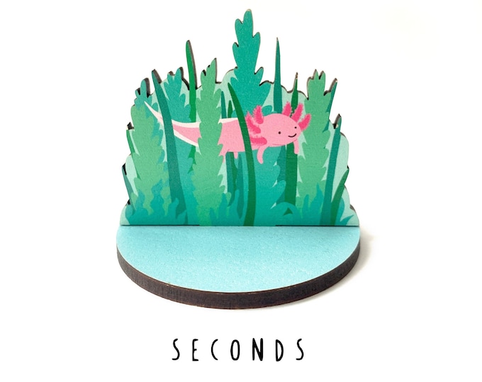 Cottagecore Mushroom House Desk Companion - Happy Animals Cute ...