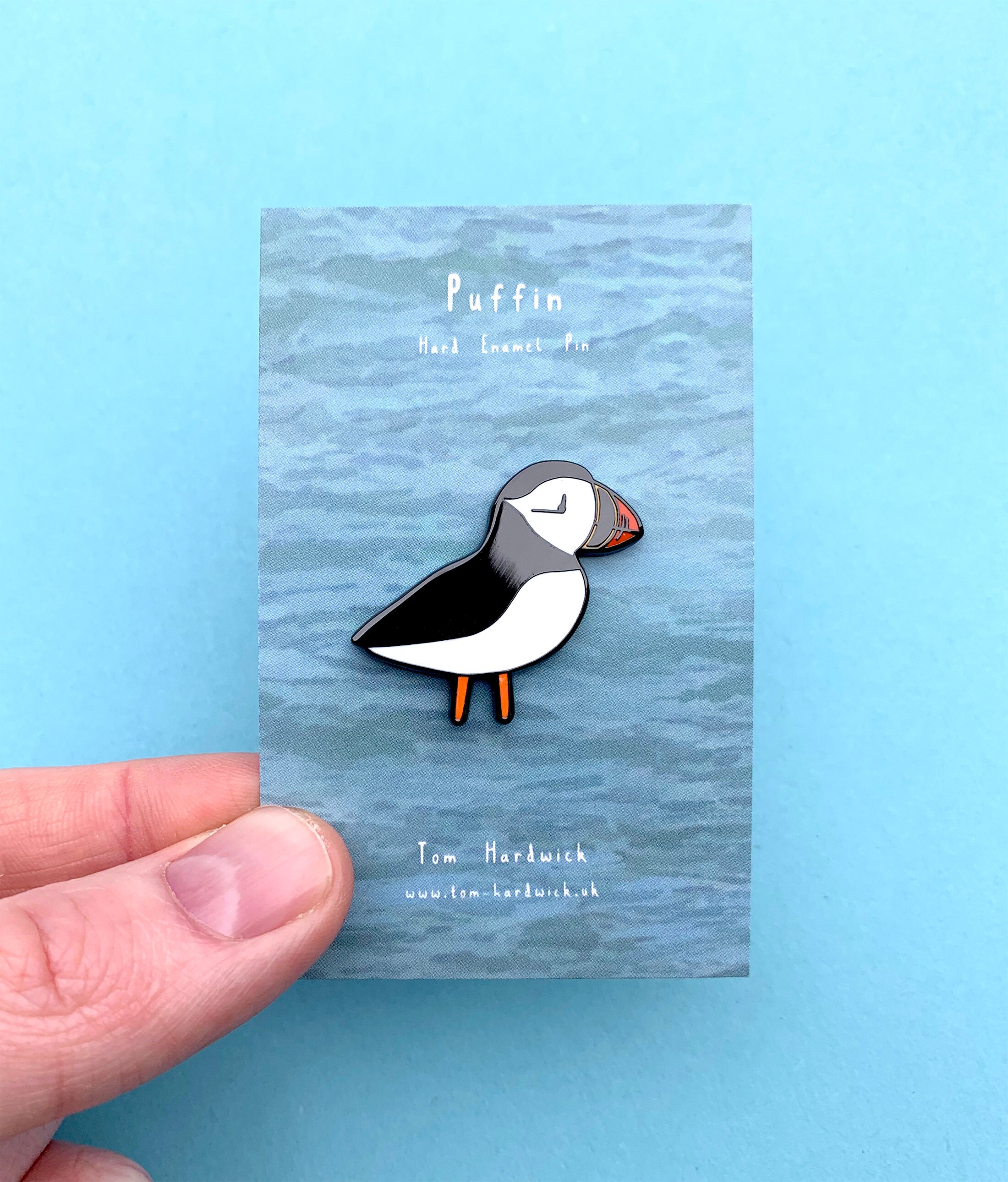 Puffin Hard Enamel Pin Sea Bird Animal Pin Badge Cute | Etsy