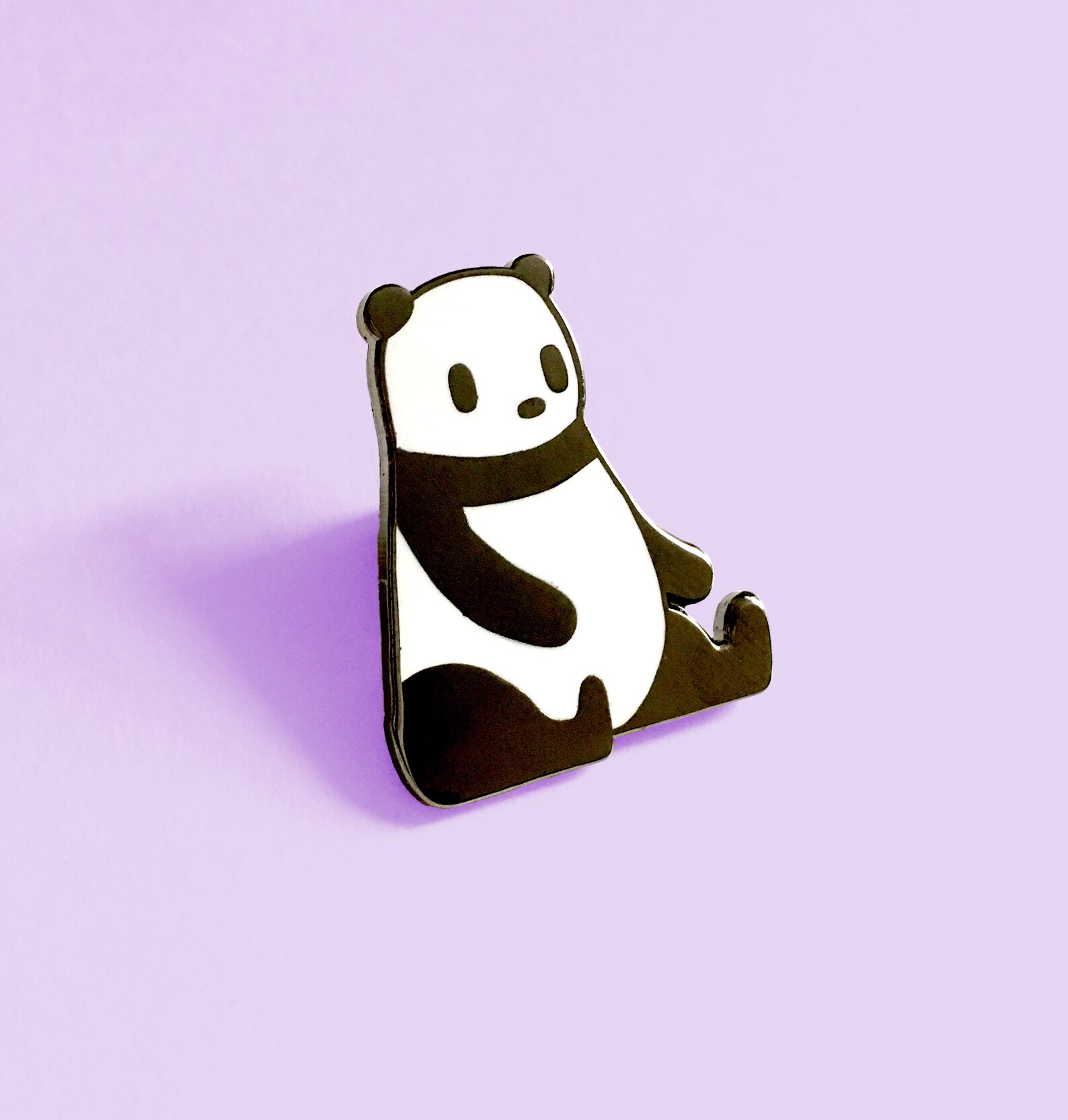 Panda Enamel Pin Cute Animal Pin Pin Badge Hard Enamel | Etsy
