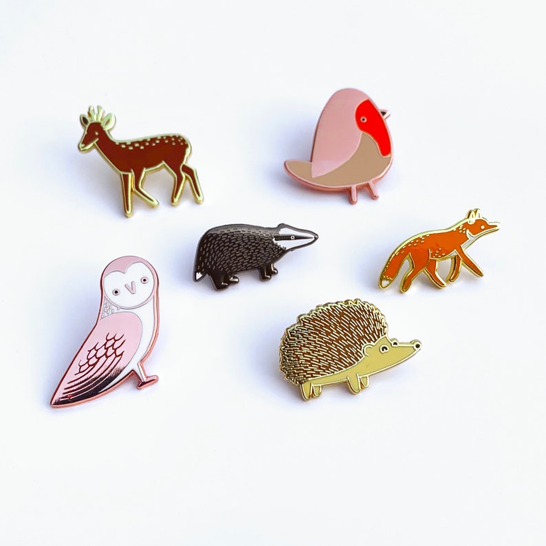 Animal Pins Mix and Match 3 or 5 Pins Hard Enamel Pins - Etsy