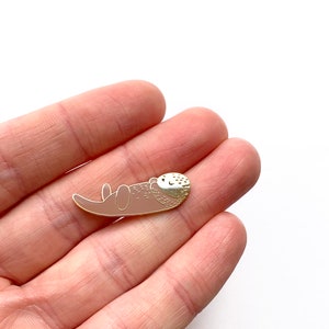 Sea Otter Enamel Pin - Cute Ocean Animal Pin, Hard Enamel Pin, Lapel ...