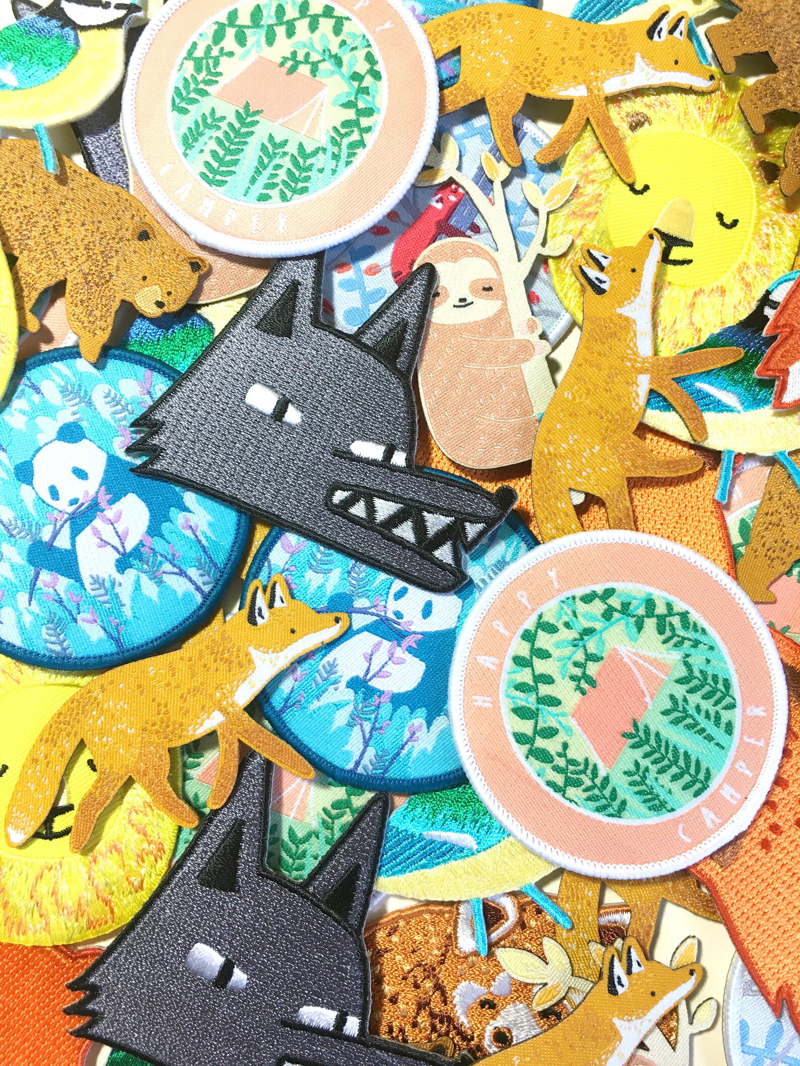 Fox Patch Woven Iron-on Patch Cute Woodland Animal | Etsy