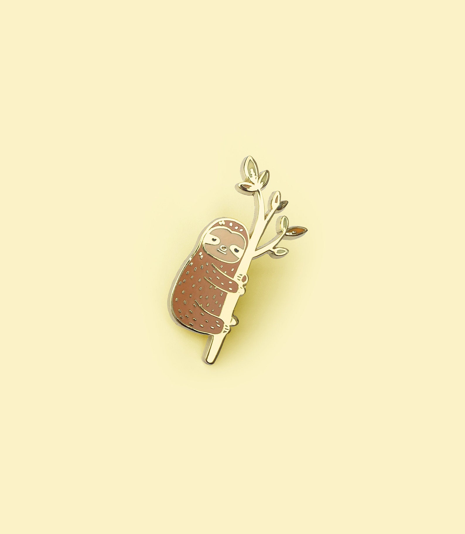 Sloth Enamel Pin Cute Animal Pin Pin Badge Hard Enamel | Etsy