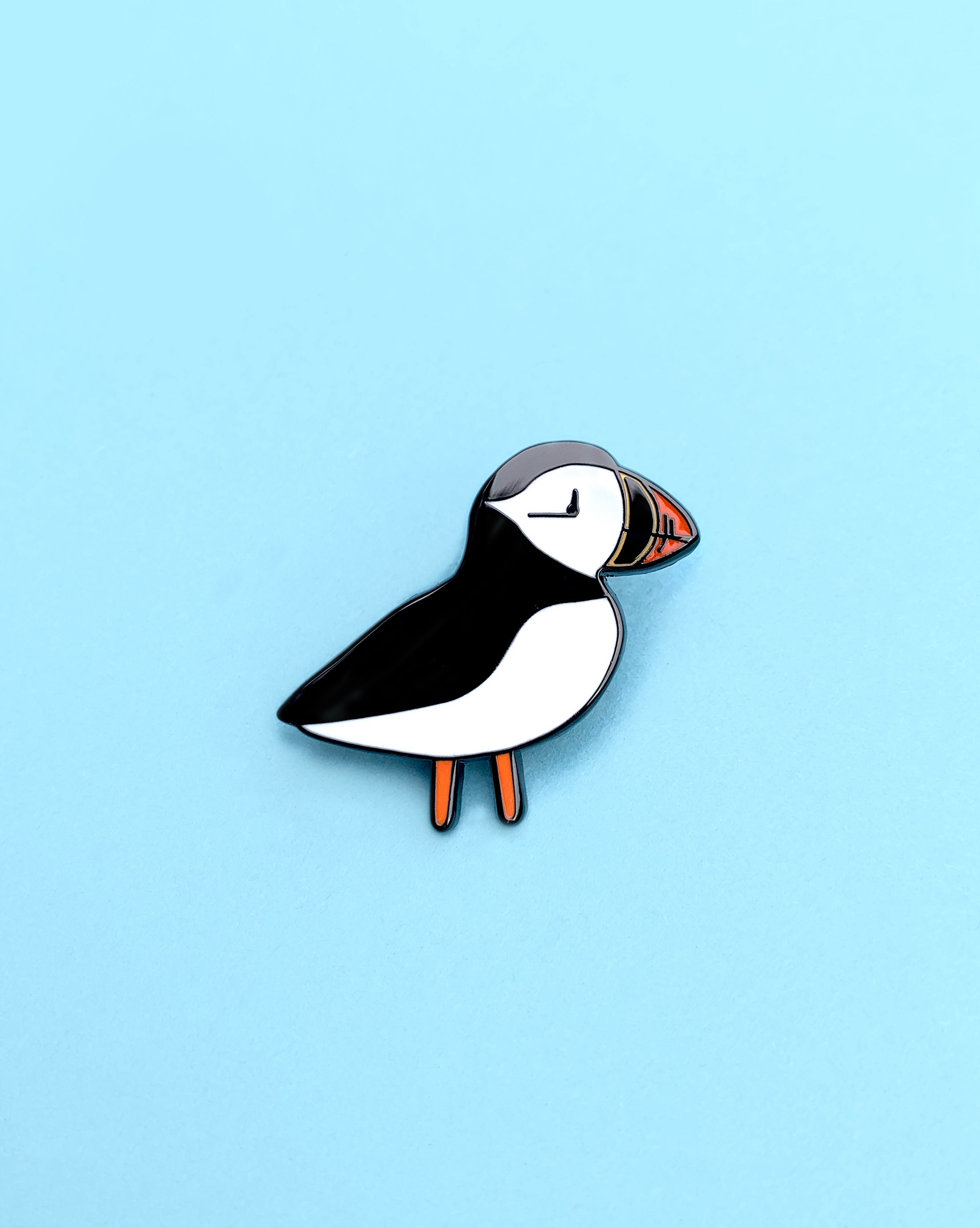 Puffin Hard Enamel Pin Sea Bird Animal Pin Badge Cute | Etsy