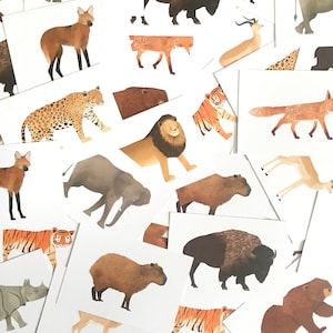 Fox Postcard - Woodland Animal Illustration, Fox Nursery Print, Cute ...