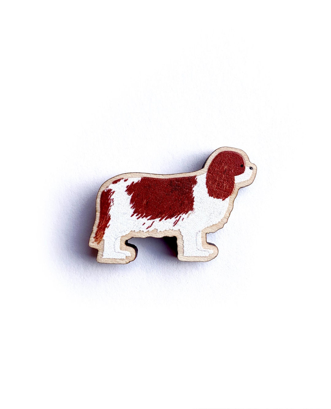King Charles Spaniel Wooden Dog Pin - Responsibly Sourced Birch Plywood ...