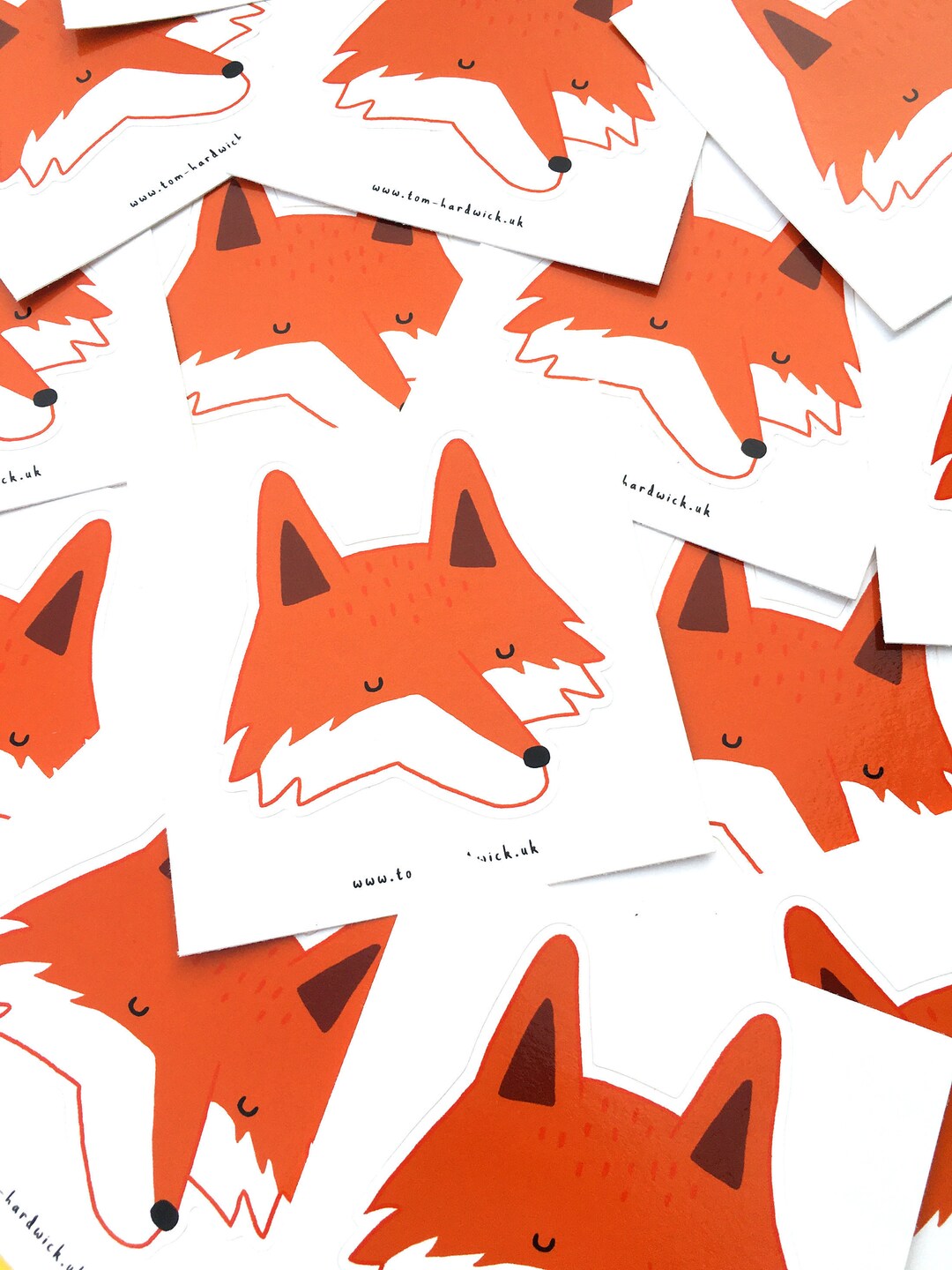 Fox Kiss-cut Sticker - Vinyl Sticker, Animal Illustration, Fun ...