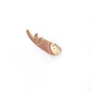Sea Otter Enamel Pin - Cute Ocean Animal Pin, Hard Enamel Pin, Lapel ...