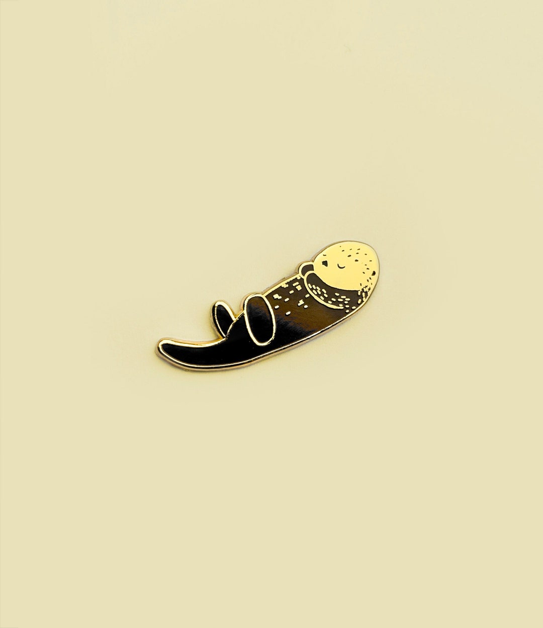 Sea Otter Enamel Pin Cute Ocean Animal Pin Hard Enamel Pin - Etsy