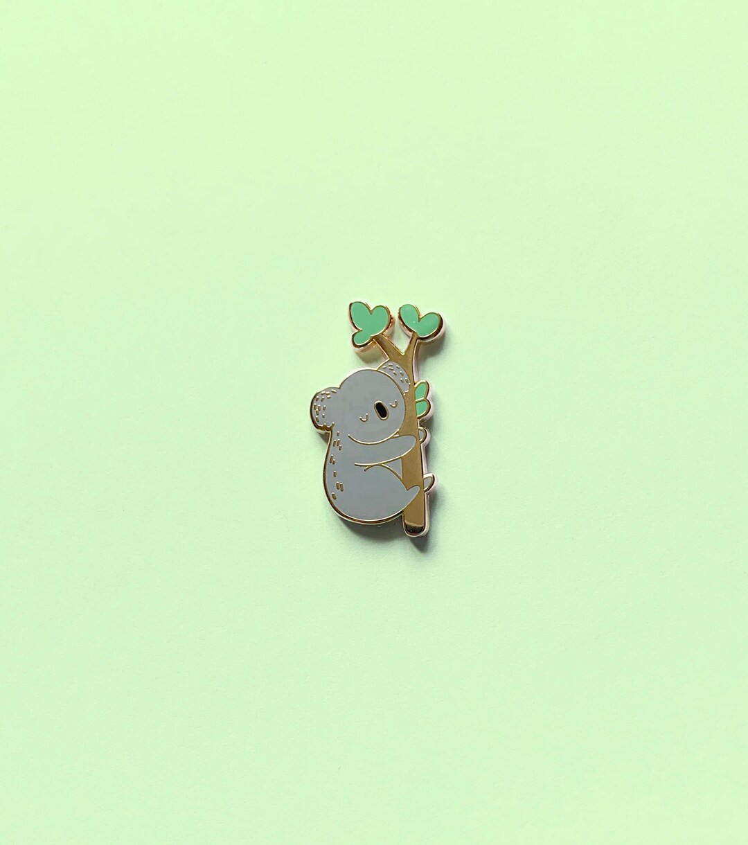 Koala Hard Enamel Pin - Cute Australian Animal Pin, Gold Lapel Pin ...