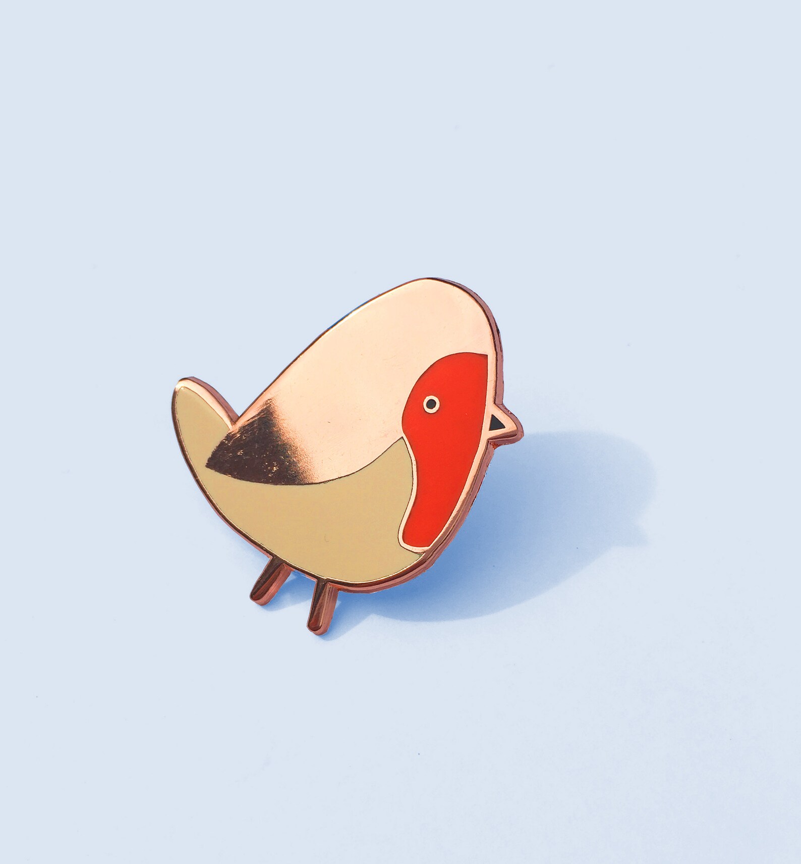 Robin Enamel Pin Hard Enamel Pin Bird Pin Badge Cute | Etsy