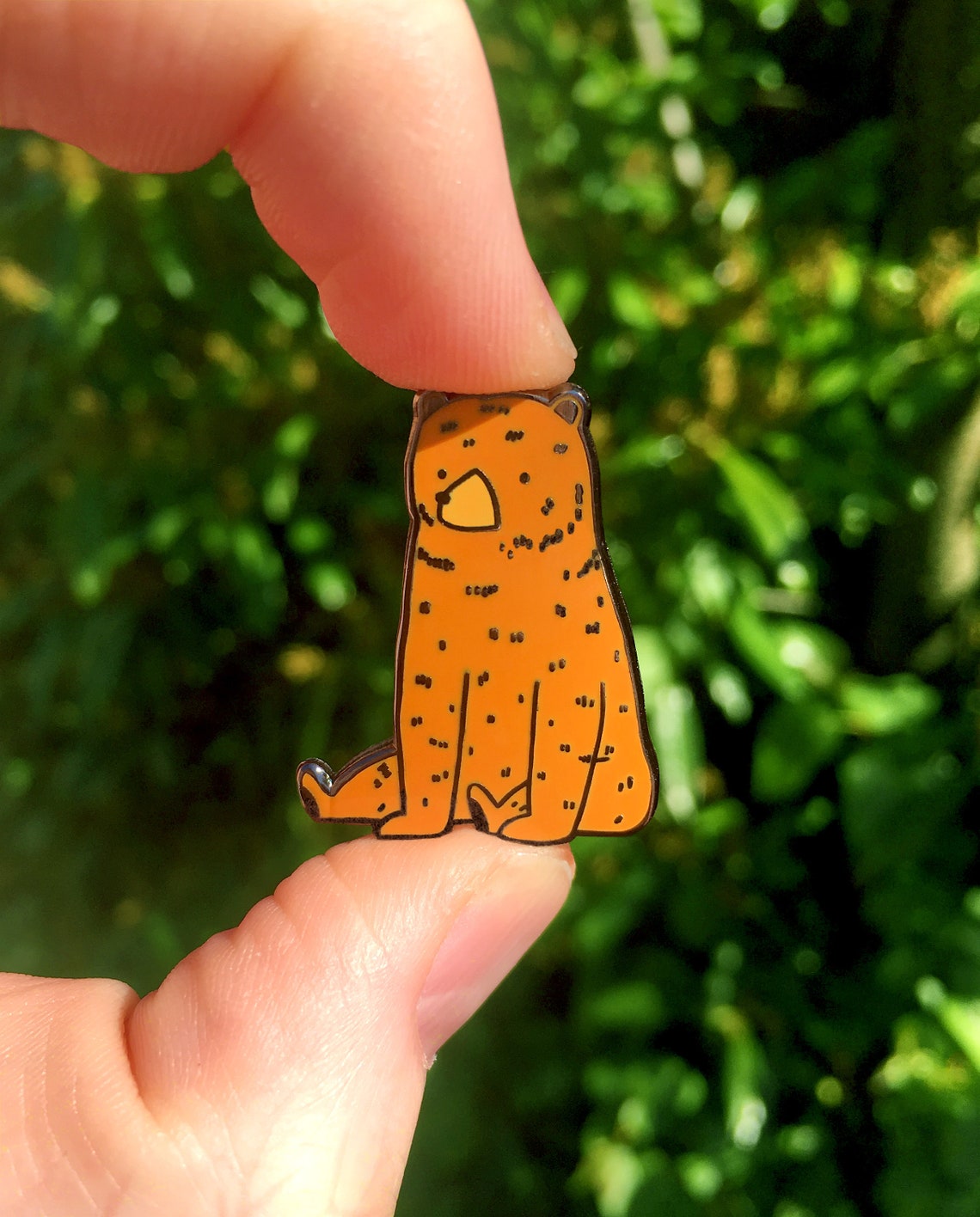 Brown Bear Enamel Pin Cute Animal Pin Pin Badge Hard | Etsy