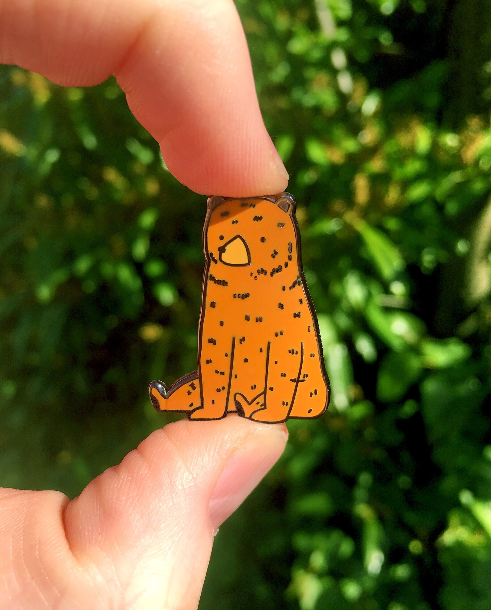 Brown Bear Enamel Pin Cute Animal Pin Pin Badge Hard | Etsy