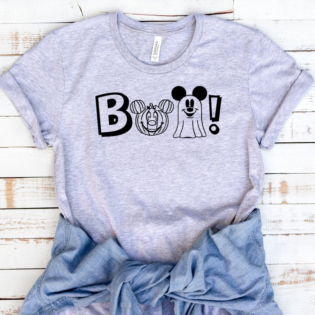 Boo Disney Inspired Mickey Mouse Halloween Iron on Disney Halloween ...