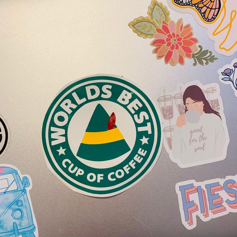 World's Best Cup of Coffee Buddy the Elf Decal Sticker - Etsy