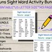 Printable Nouns Sight/dolch Word List Bundle, 143 Pages, Trace/write ...