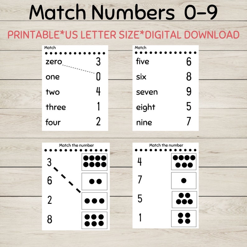 Printable Preschool Worksheets Workbook, 50 Pages, Instant Download ...