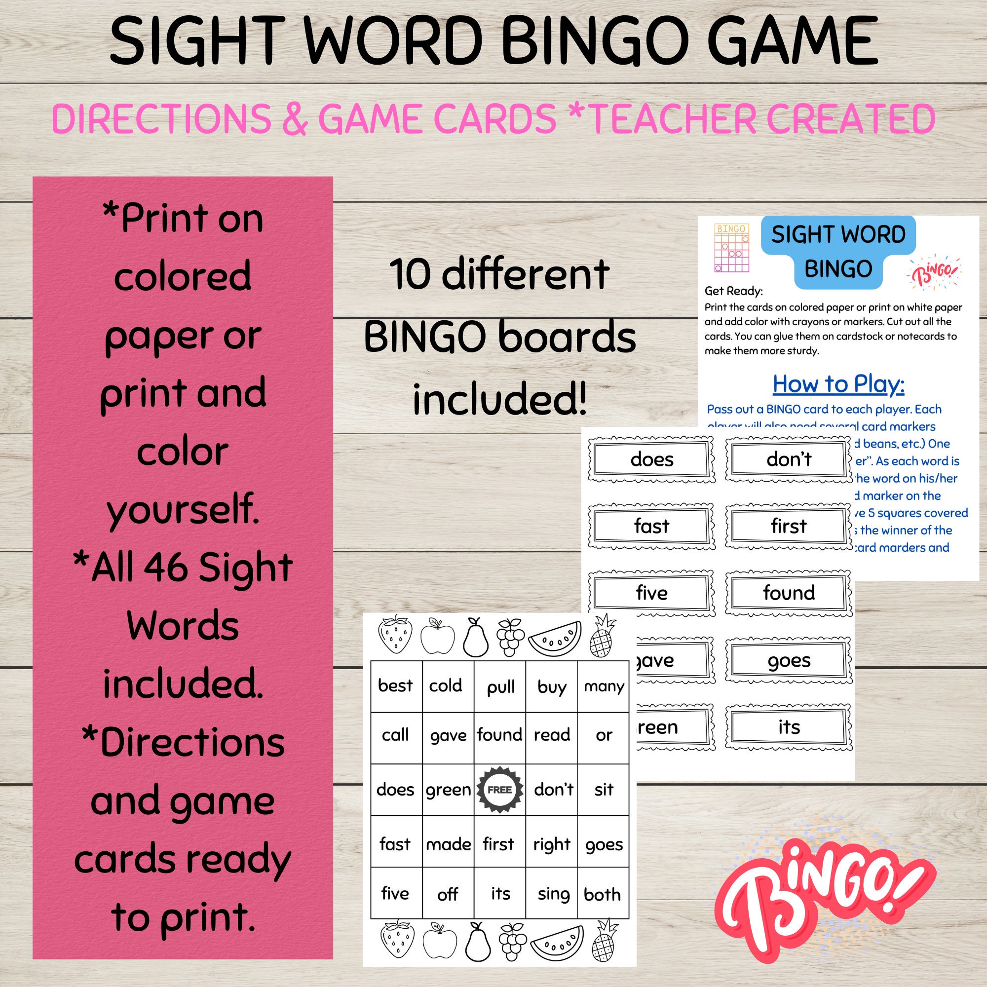 Printable Second Grade Sight/dolch Word List Bundle, 89 Pages, Trace ...
