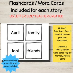 Printable K-1st Comprehension Non-fiction Stories Bundle, 22 Pages, 5 ...