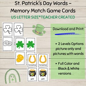 Printable St. Patrick's Themed Word Puzzles & Games Bundle, 56 Pages ...