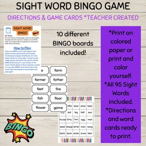 Printable Nouns Sight/dolch Word List Bundle, 143 Pages, Trace/write ...