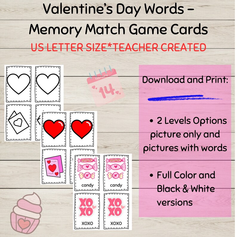 Printable Valentine's Themed Word Puzzles & Games Bundle, 51 Pages ...