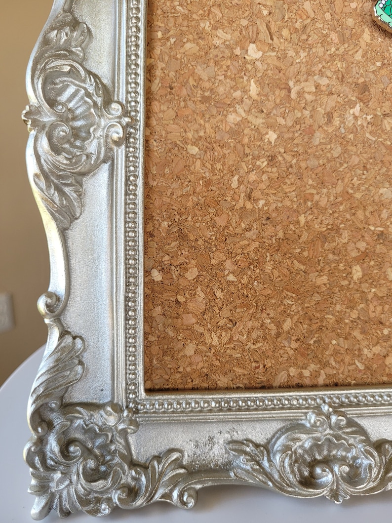 Silver Pin Trading Pinboard Corkboard Frame Display - Etsy
