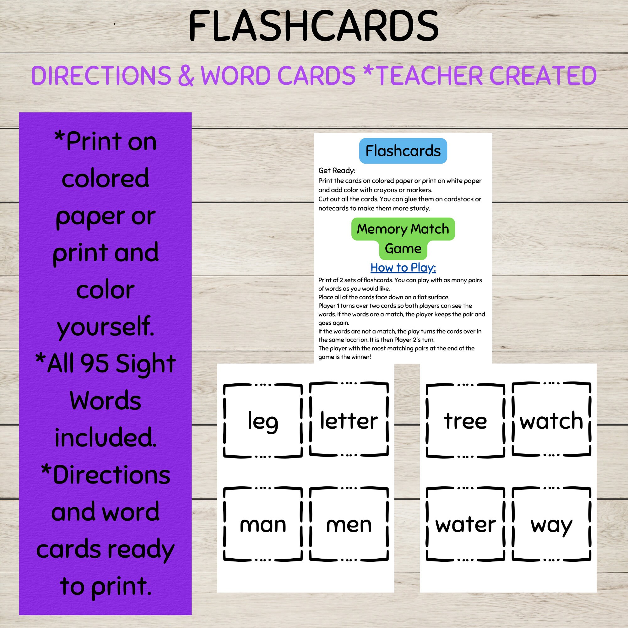 Printable Nouns Sight/dolch Word List Bundle, 143 Pages, Trace/write ...