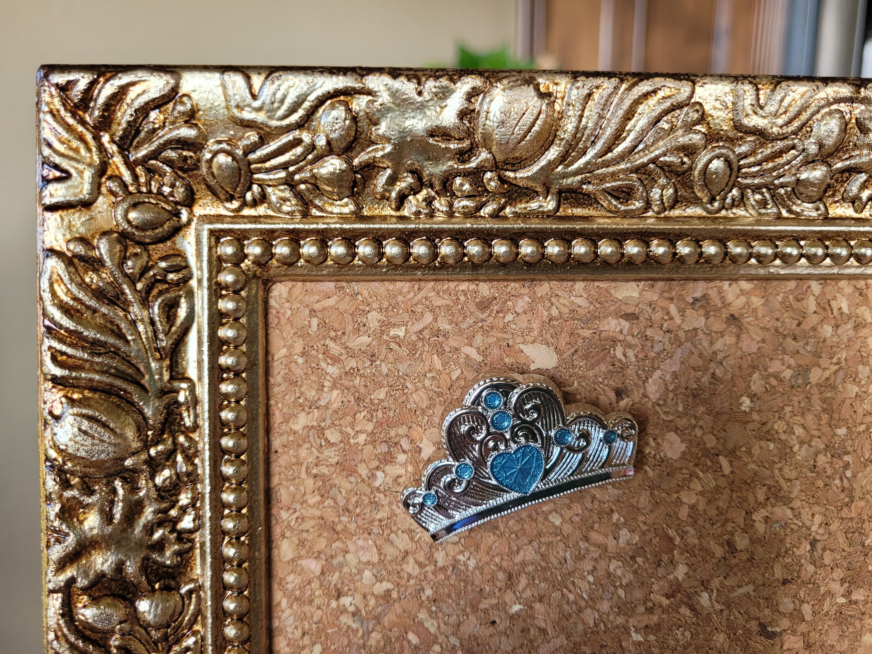 Gold Pin Trading Pinboard Corkboard Frame Display - Etsy