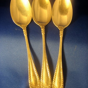 Sterling Silver Soup Spoons and Table Spoons Set of 9 Spoons | Etsy