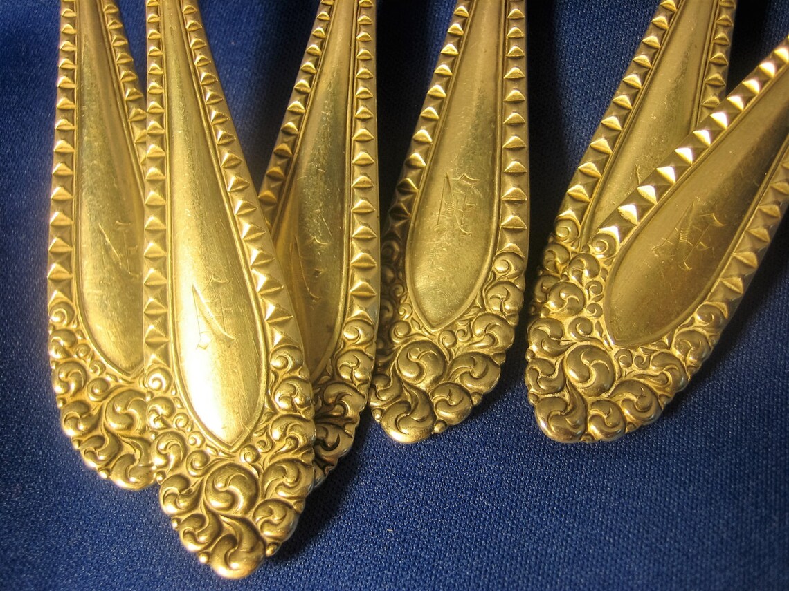 Sterling Silver Soup Spoons and Table Spoons Set of 9 Spoons | Etsy